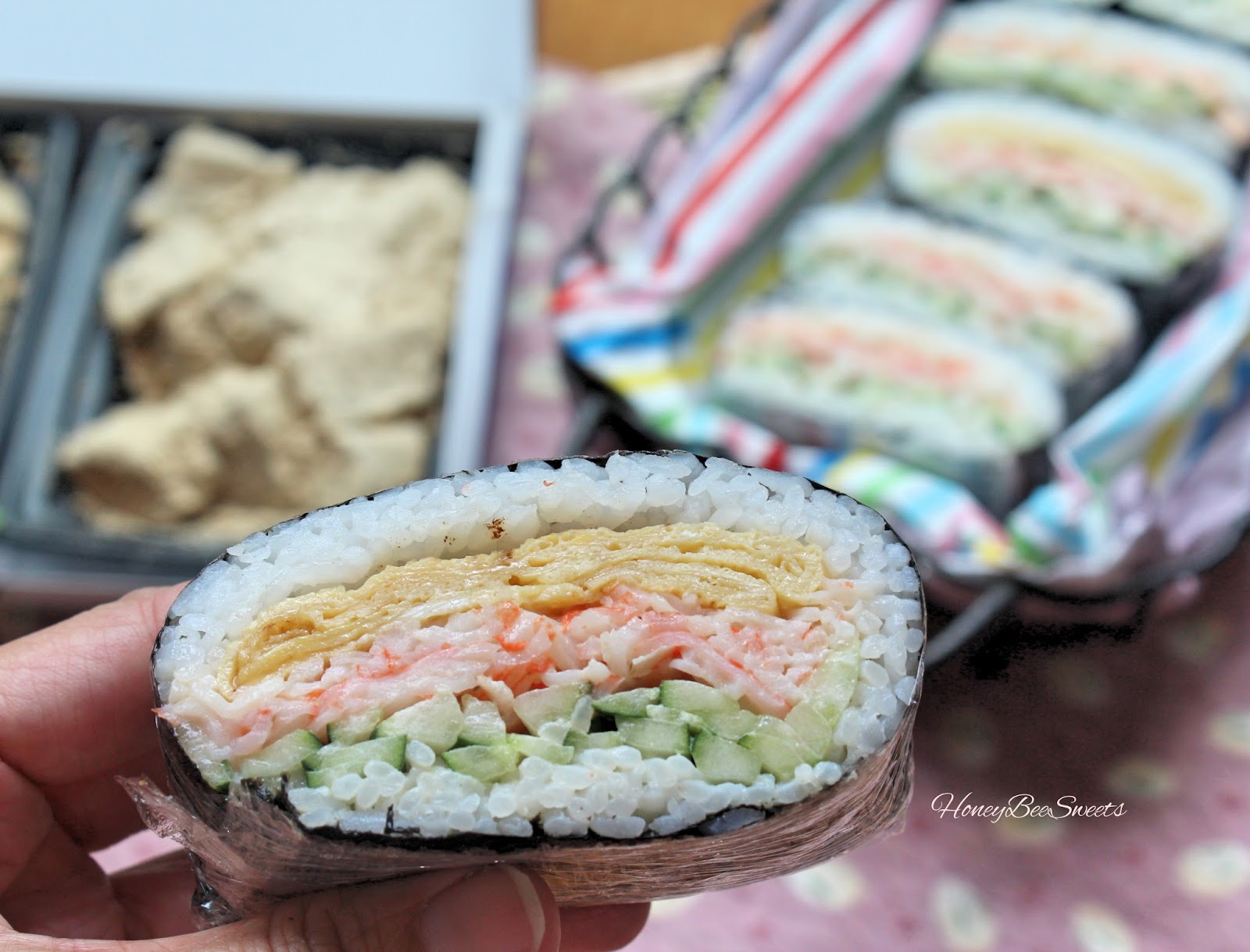 Honey Bee Sweets: Onigirazu (Japanese Rice Ball /Sandwich)