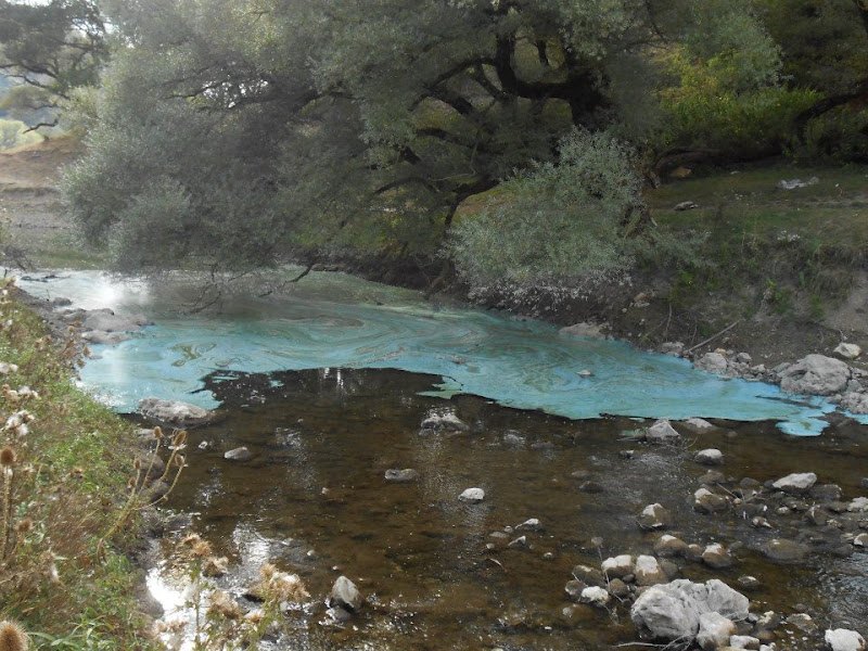 CORRIERE MATESE: GROSSA MACCHIA RISCONTRATA NEL FIUME LETE PRESSO LETINO