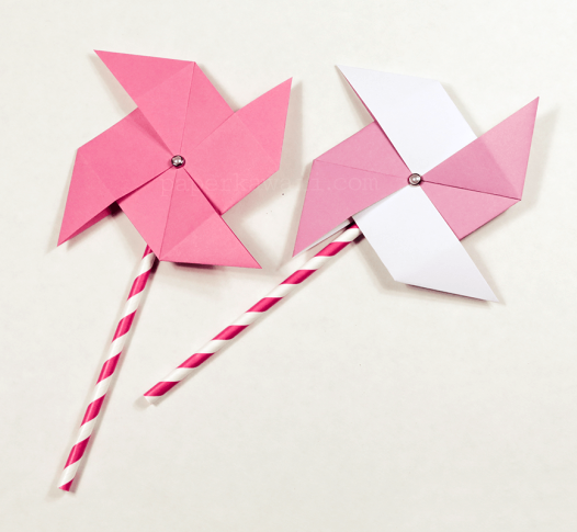 Traditional Pinwheel Origami | Paperized Crafts