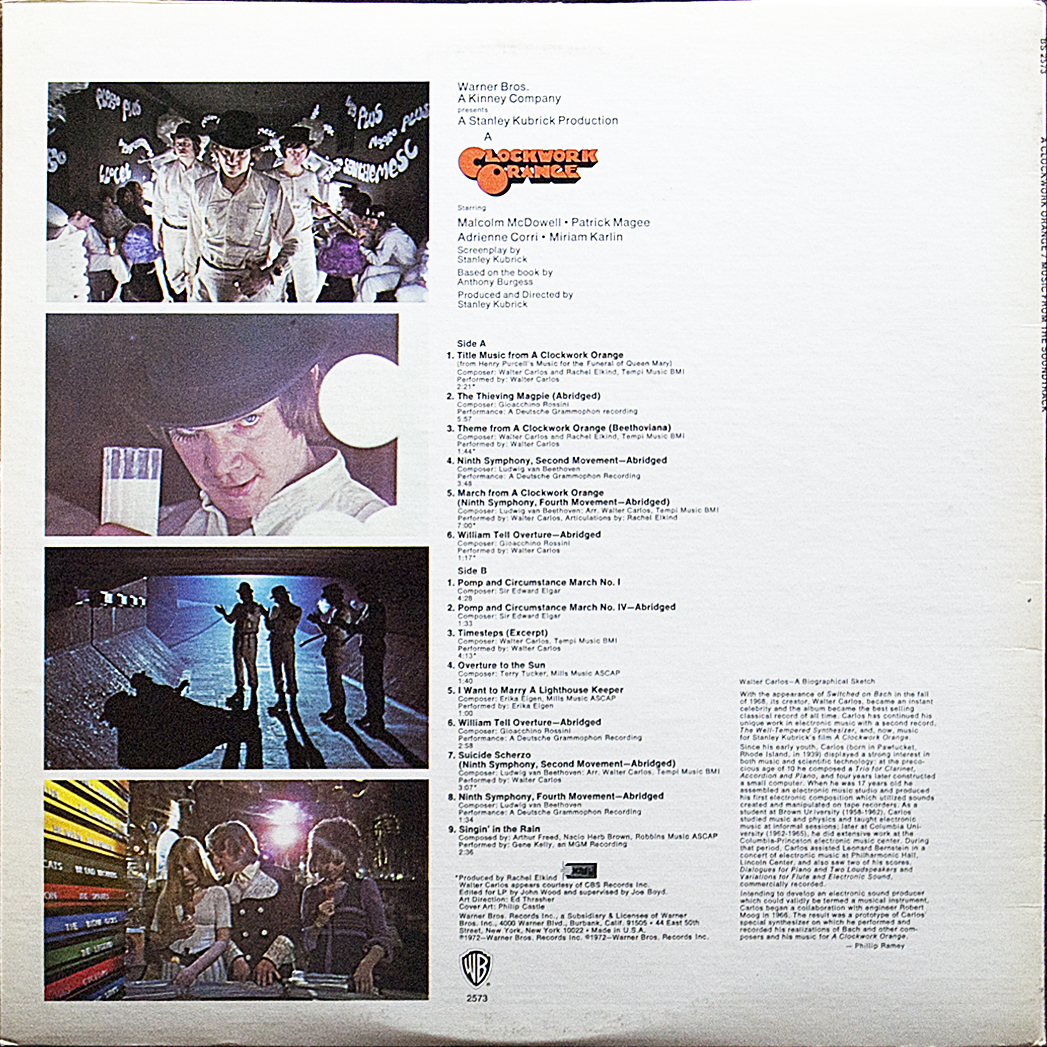 Music Is A Better Noise: [Re-upload] Stanley Kubrick's A Clockwork ...