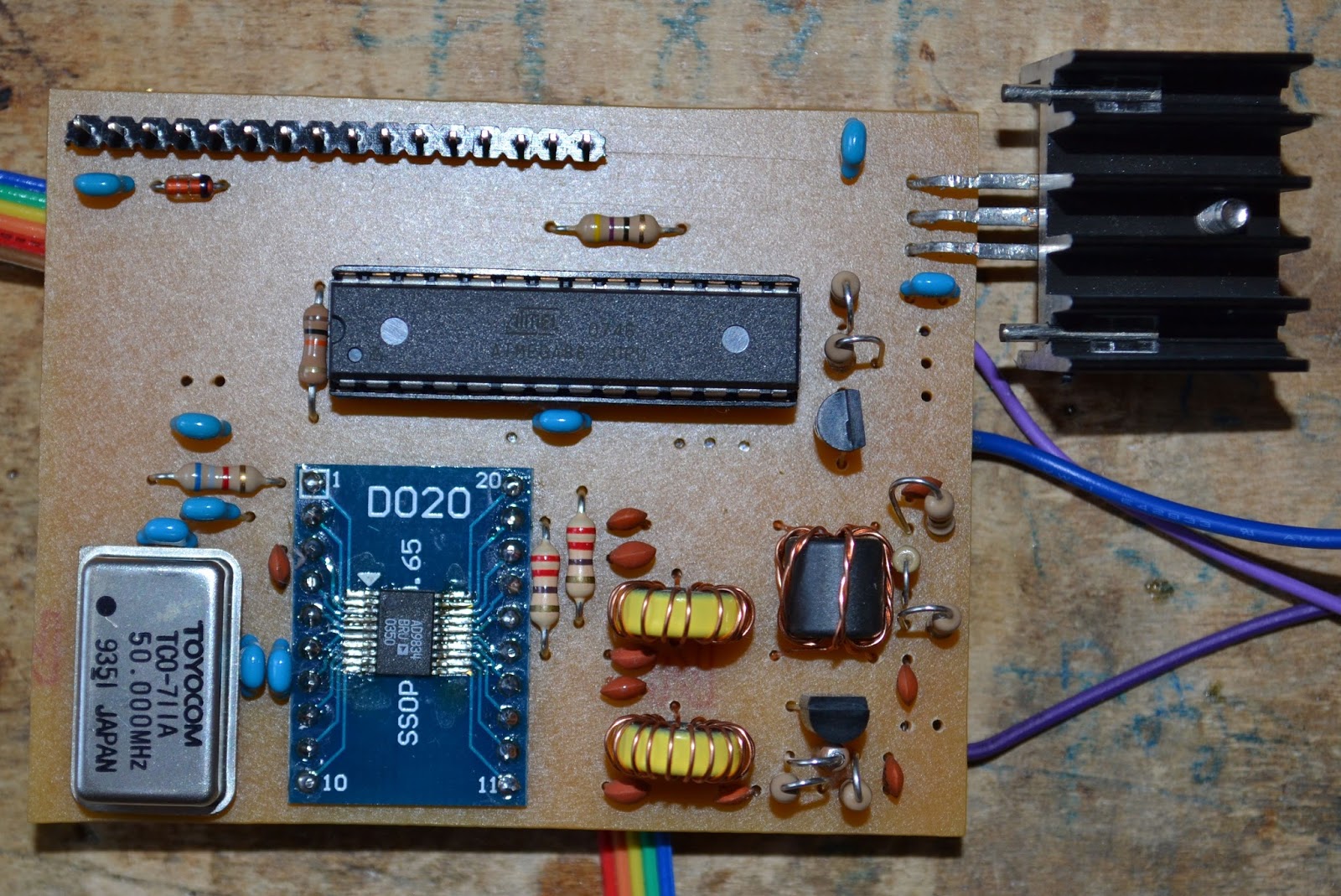 JA2GQP’s Blog: AD9834 DDS VFO PCB