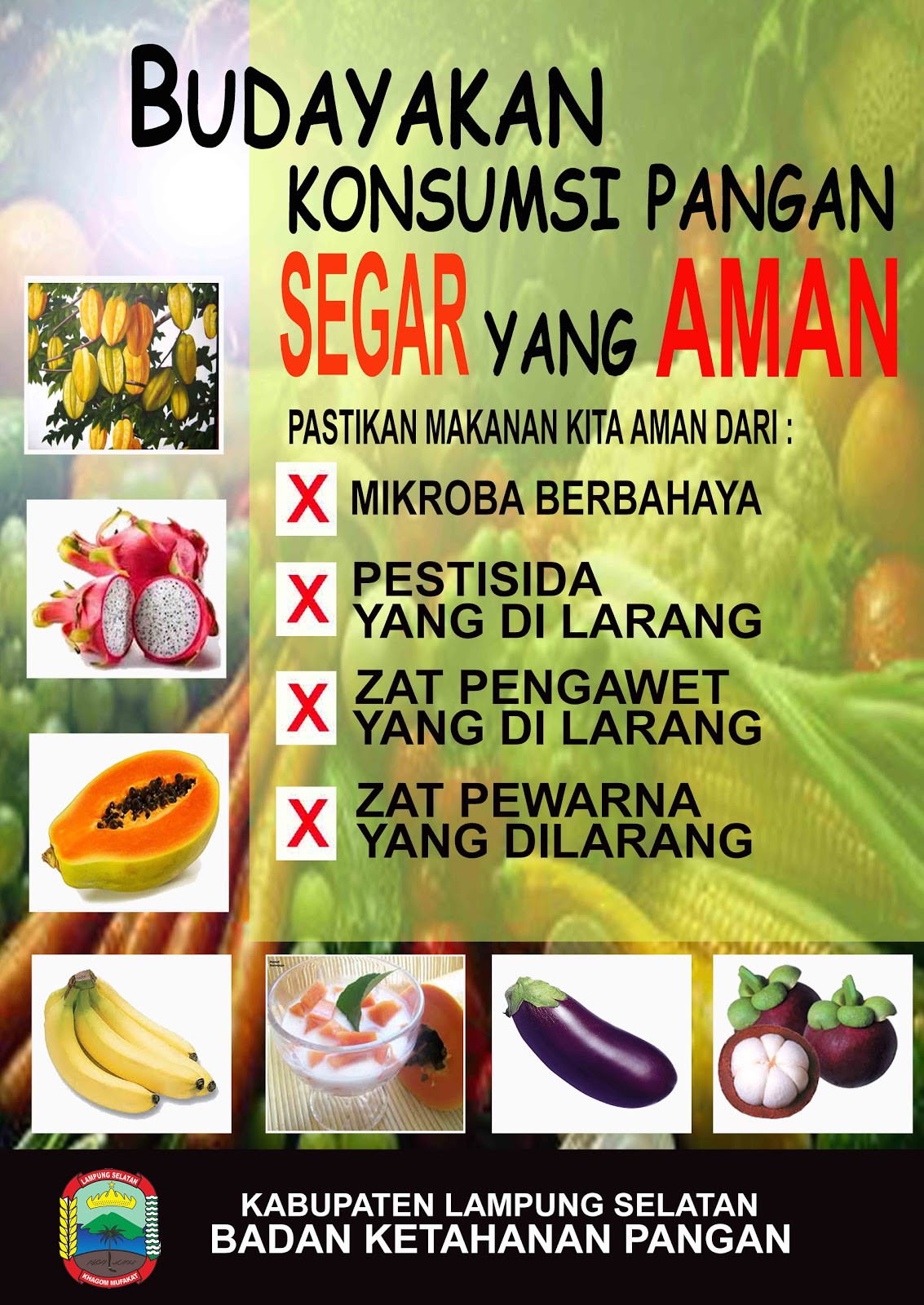 BADAN KETAHANAN PANGAN LAMPUNG SELATAN: TIPS TERHINDAR DARI PESTISIDA