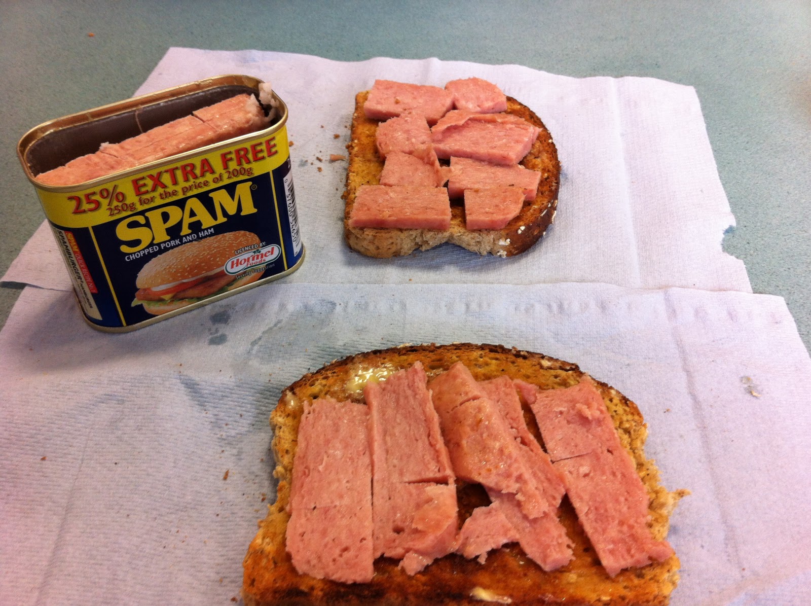 The Ultimate Toast Adventure: Our 65th slice of toast - Spam