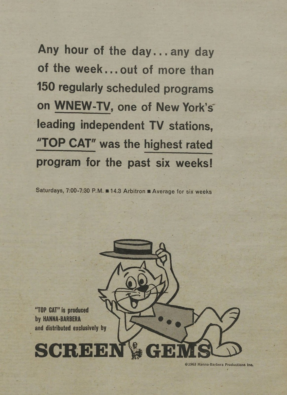 Boomerang Cartoon Network Top Cat