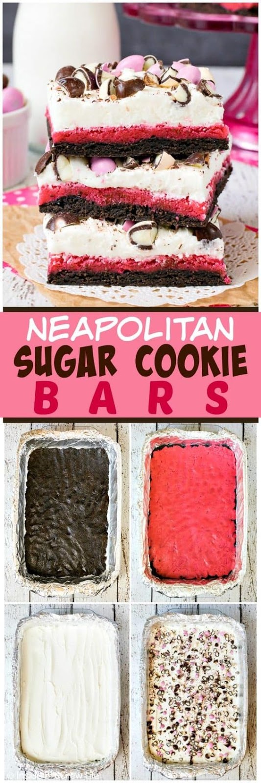 Neapolitan Sugar Cookie Bars | ide resep mudah untuk anda
