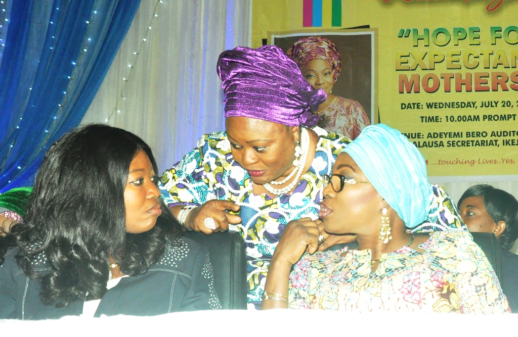 Photos: Wife of Lagos state Gov. Mrs. Bolanle Ambode donates baby items ...