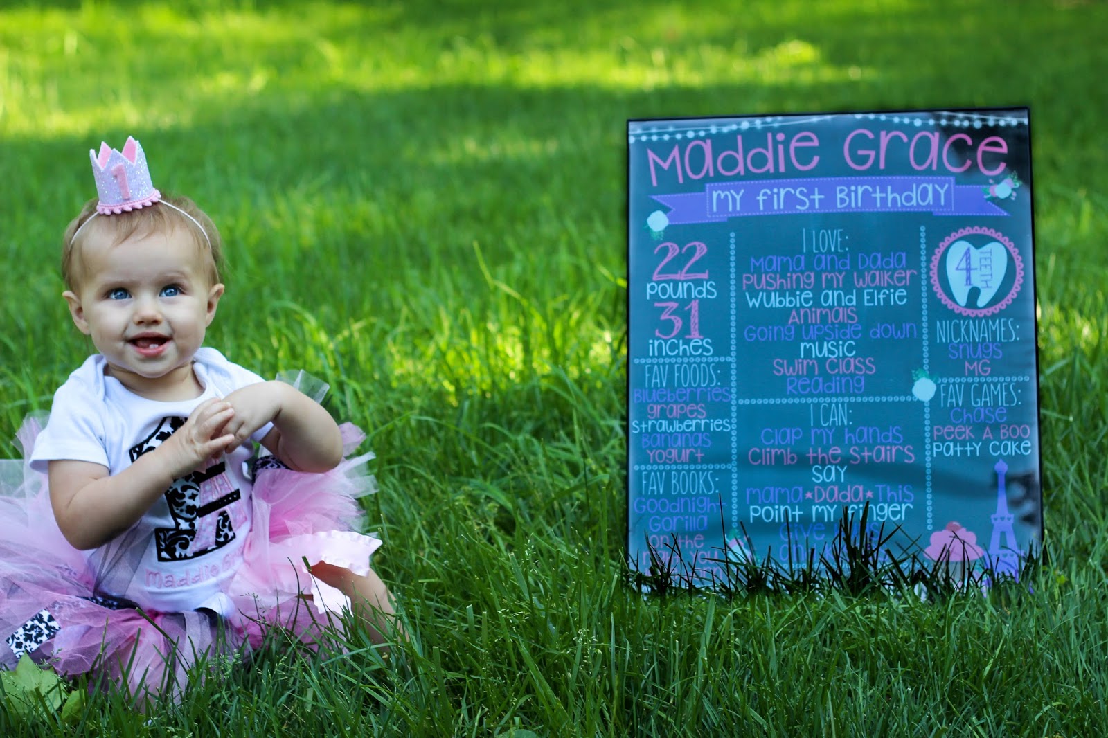 Maddie Grace's First Birthday Party - Casual Claire