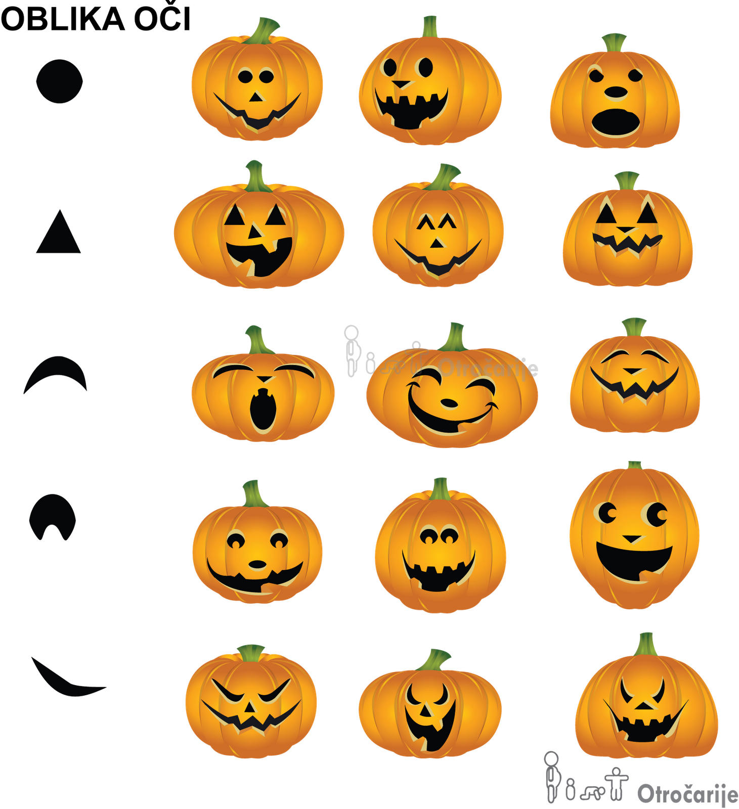 Otročarije - blog: Noč čarovnic 2020- izrezovanje buč