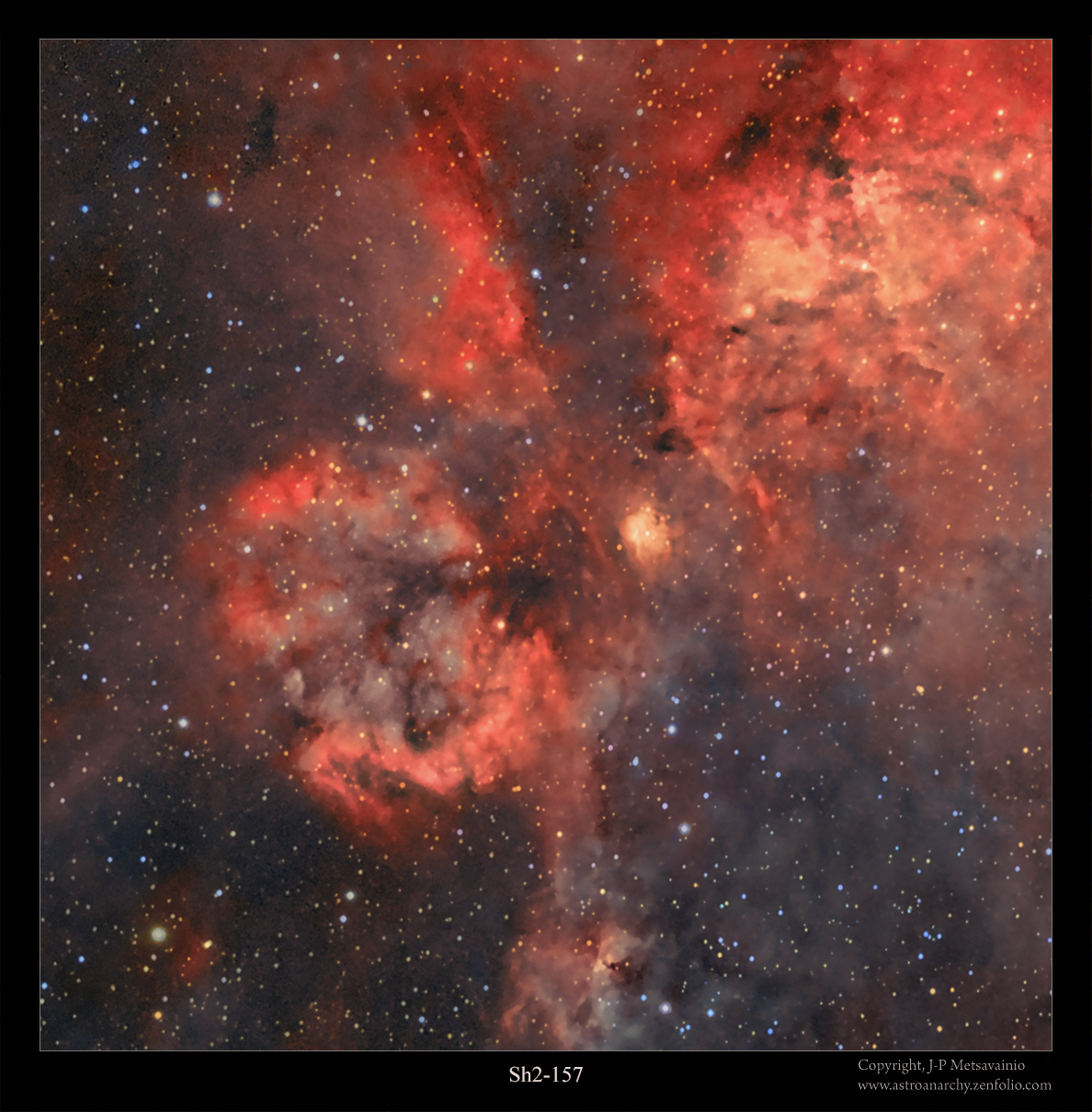 Astro Anarchy: Sharpless 157 (Sh2-157) in visual colors