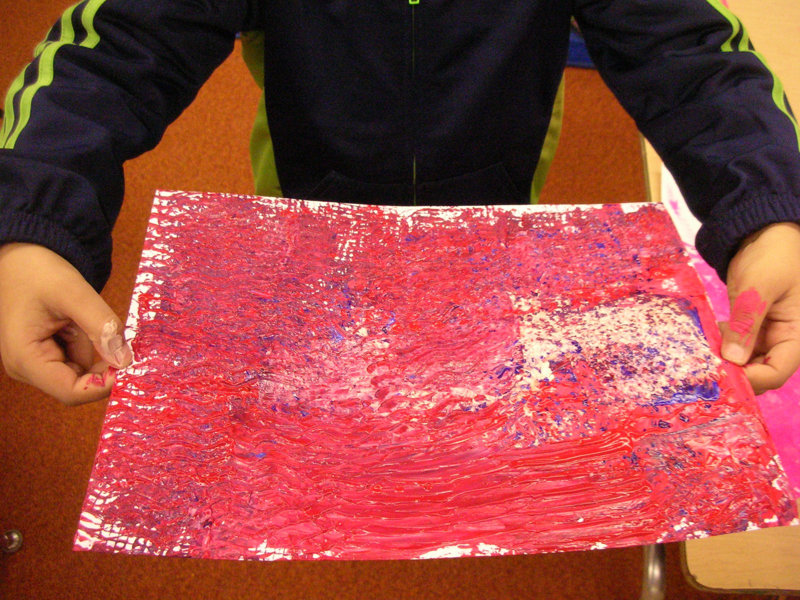 Kindergarten Kids: Eric Carle Painting