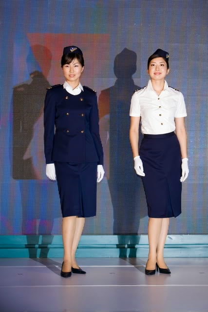 Cathay Pacific are performing all uniform changes ~ World Stewardess