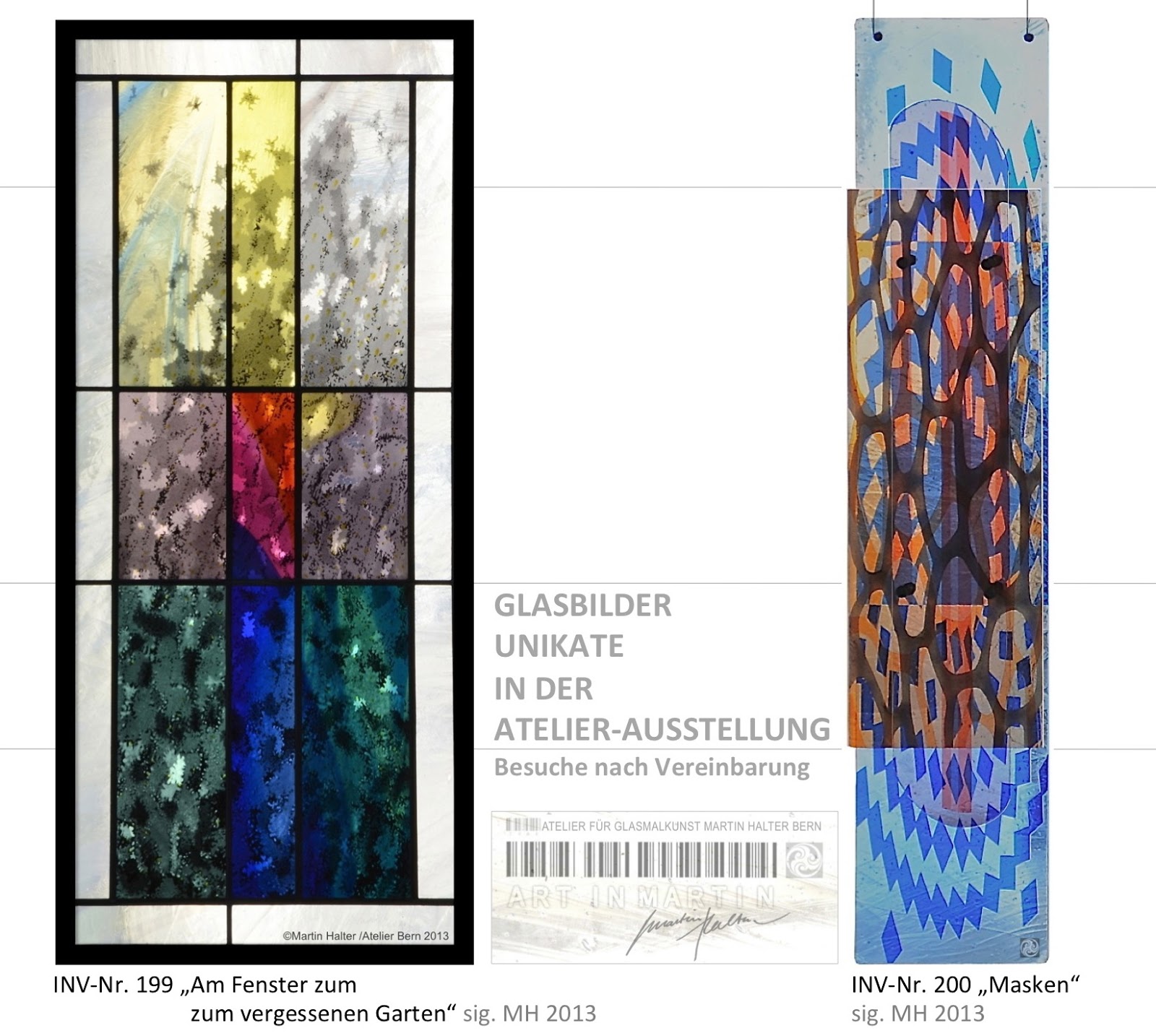 Berner Kunst-Glasmaler ART IN MARTIN Atelier Martin Halter Bern