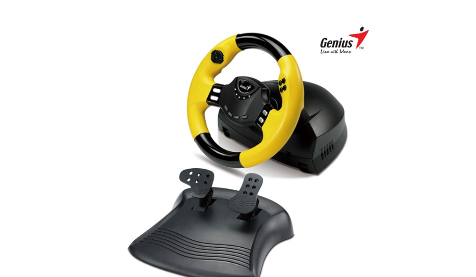 BD Dokan: Genius Speed Wheel RV Racing Wheel for PC/PS3 Supported