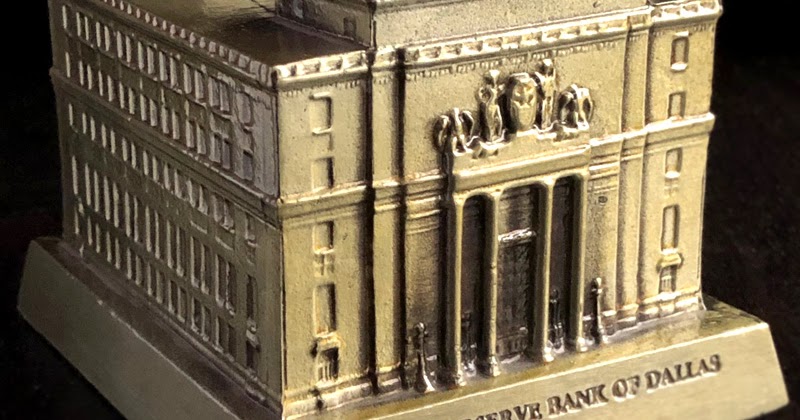 Building Collector: Federal Reserve Bank in Dallas Banthrico Coin Bank ...