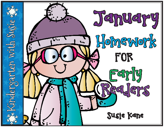 Kindergarten with Susie: January Homework