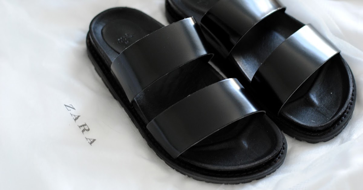 I AM A FASHIONEER: NEW IN/ ZARA SLIDES.