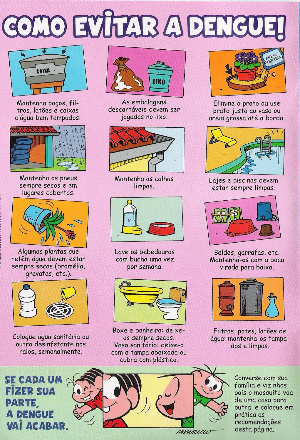 Rosearts- Atividades para imprimir: Texto informativo sobre a dengue ...