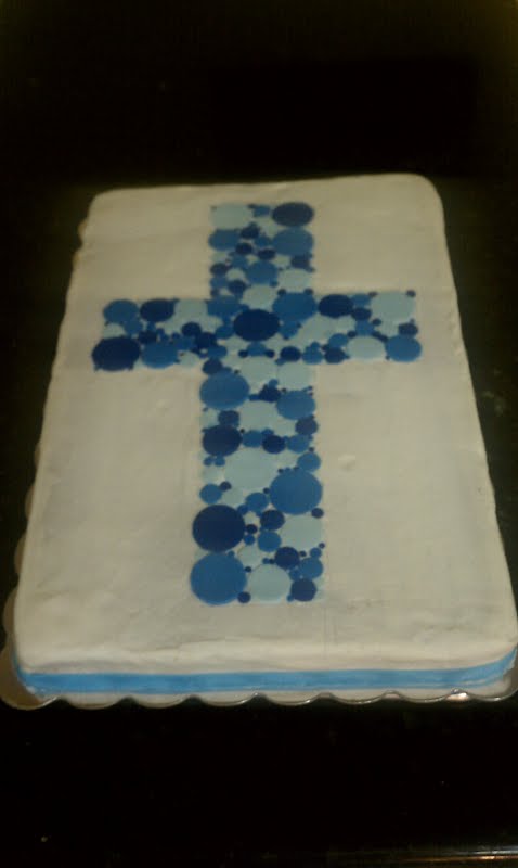 Cakes by Lala: First Communion pool party cake