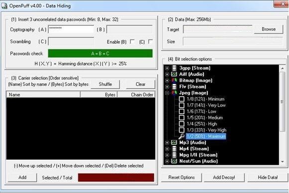 Chesbro on Security: OpenPuff Steganography