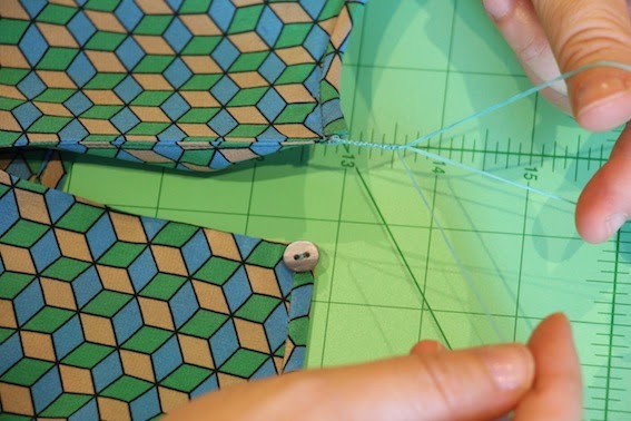 Tutorial/Video: How to sew a thread button loop | Sew Tessuti | Bloglovin’