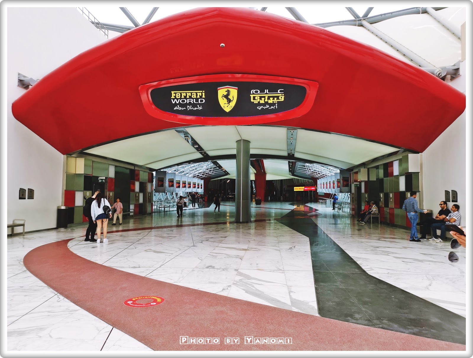 用心過生活: 阿聯酋自駕遊。Abu Dhabi UAE (Ferrari World & Yas Mall)