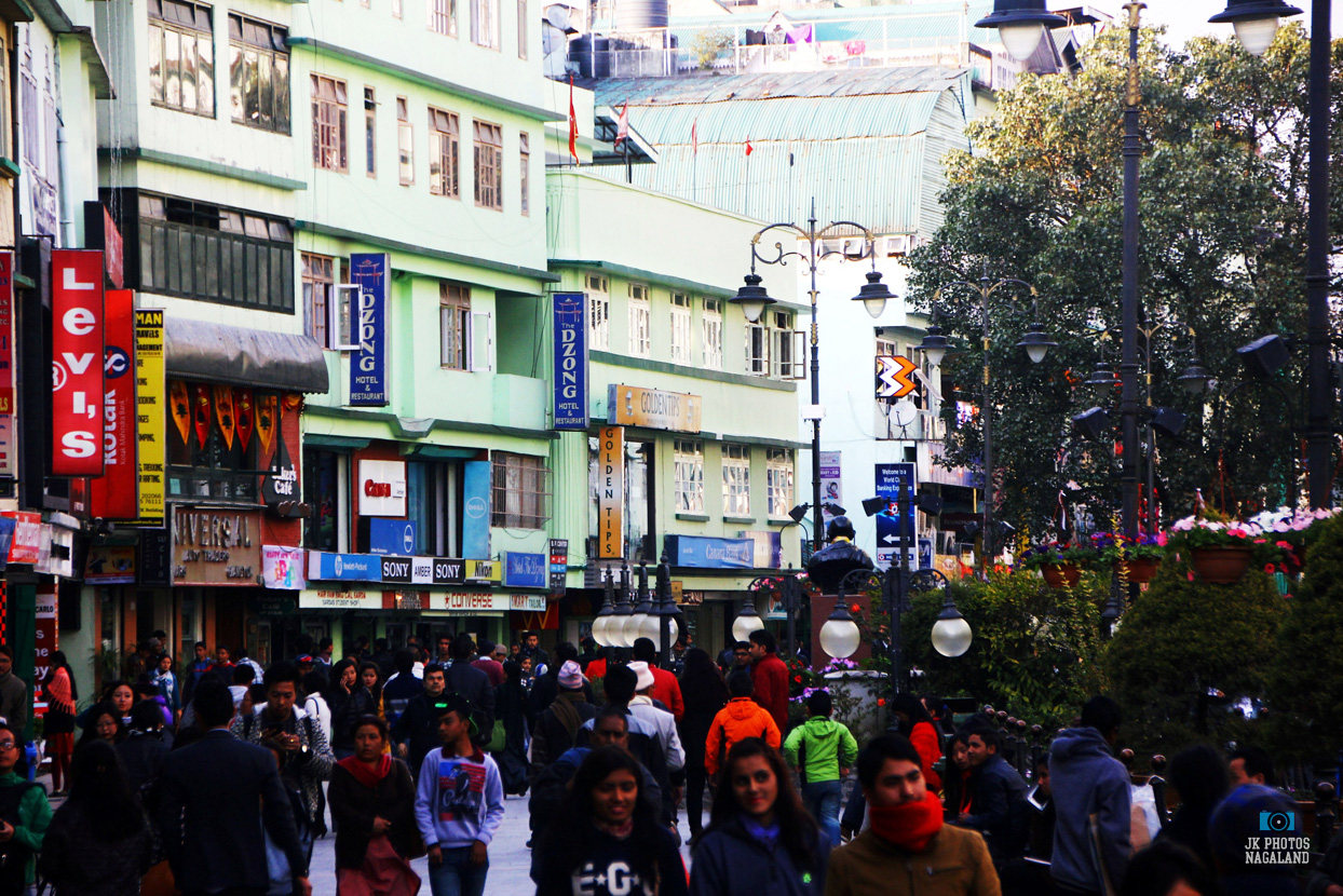A nice place to hangout- sparkling clean MG Road (Marg) Gangtok (Places ...