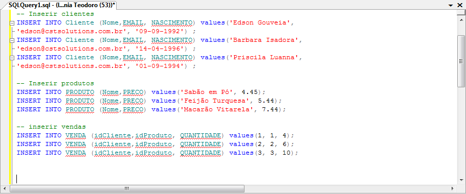 Edson Gouveia de Brito: Criar tabelas e seus tipos de atributos - SQL ...