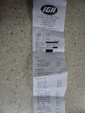 Walkabout With Wheels Blog: Ocean Shores IGA Grocery Store in Ocean ...