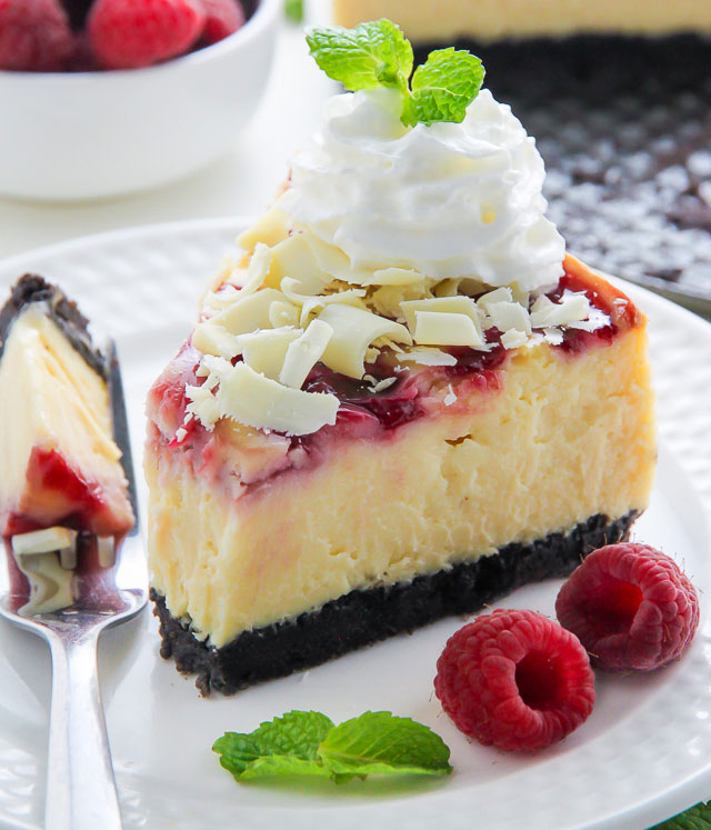 White Chocolate Raspberry Cheesecake | Allrecipes