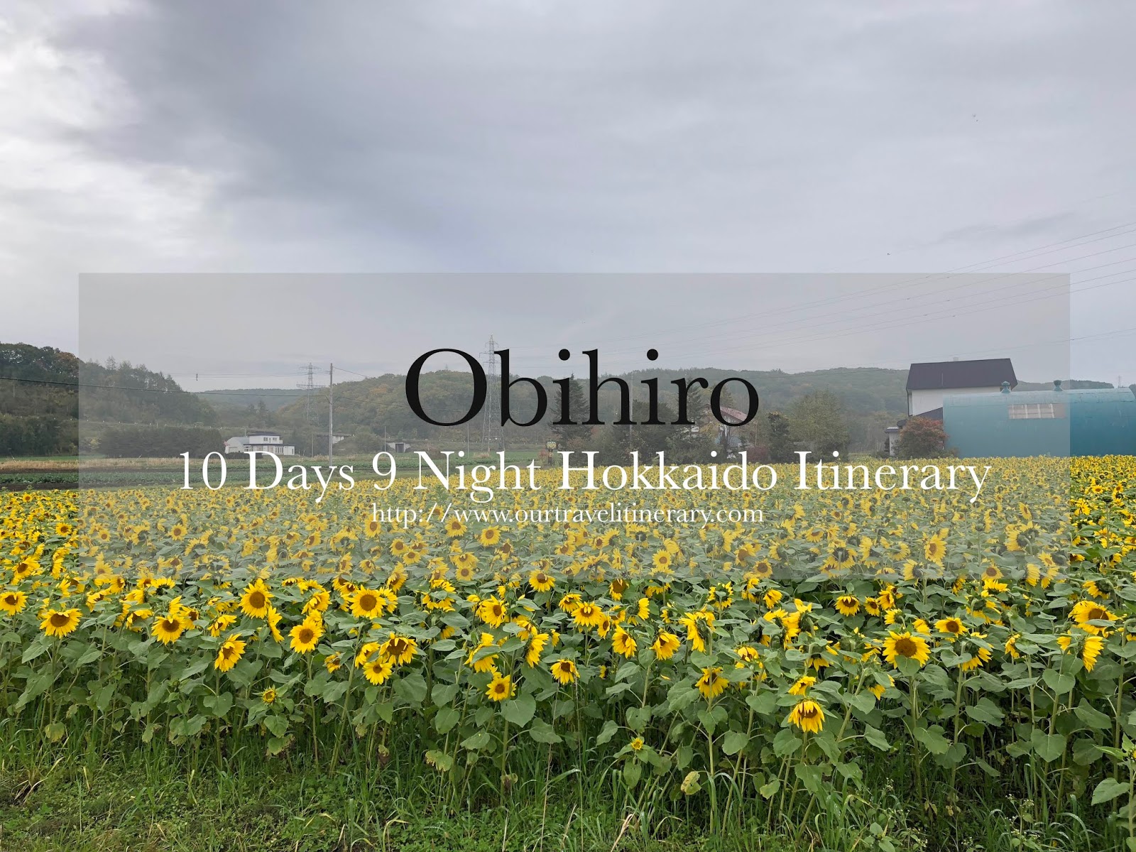 Hokkaido Itinerary - Obihiro City in Japan | OUR TRAVEL ITINERARY