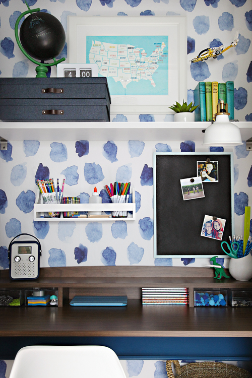 IHeart Organizing: Back to School: A Creative Workspace for our Boy!