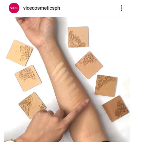Vice Cosmetics: Duo Finish Foundation.