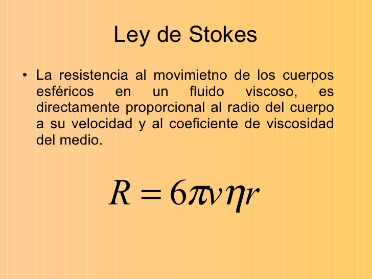 Separatas de Biofìsica 2: Líquidos. Mecánica de los Fluidos. Ley de STOKES.