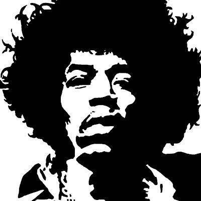 Amazing Stencils : Jimi Hendrix Stencil