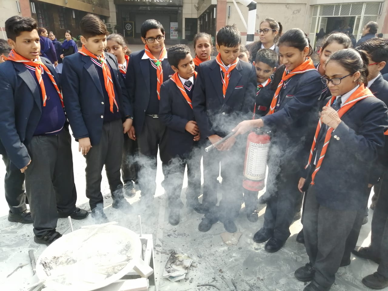 DISASTER MANAGEMENT: MOCK DRILL ON FIRE SAFETY