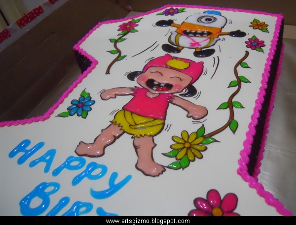 Funtastic Arts-n-Gizmo - Handmade arts and crafts: Birthday Cake design ...