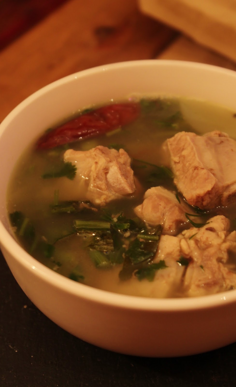 I Wish I Was in Thailand: Tom Saeb (Hot & Sour Pork Rib Soup)
