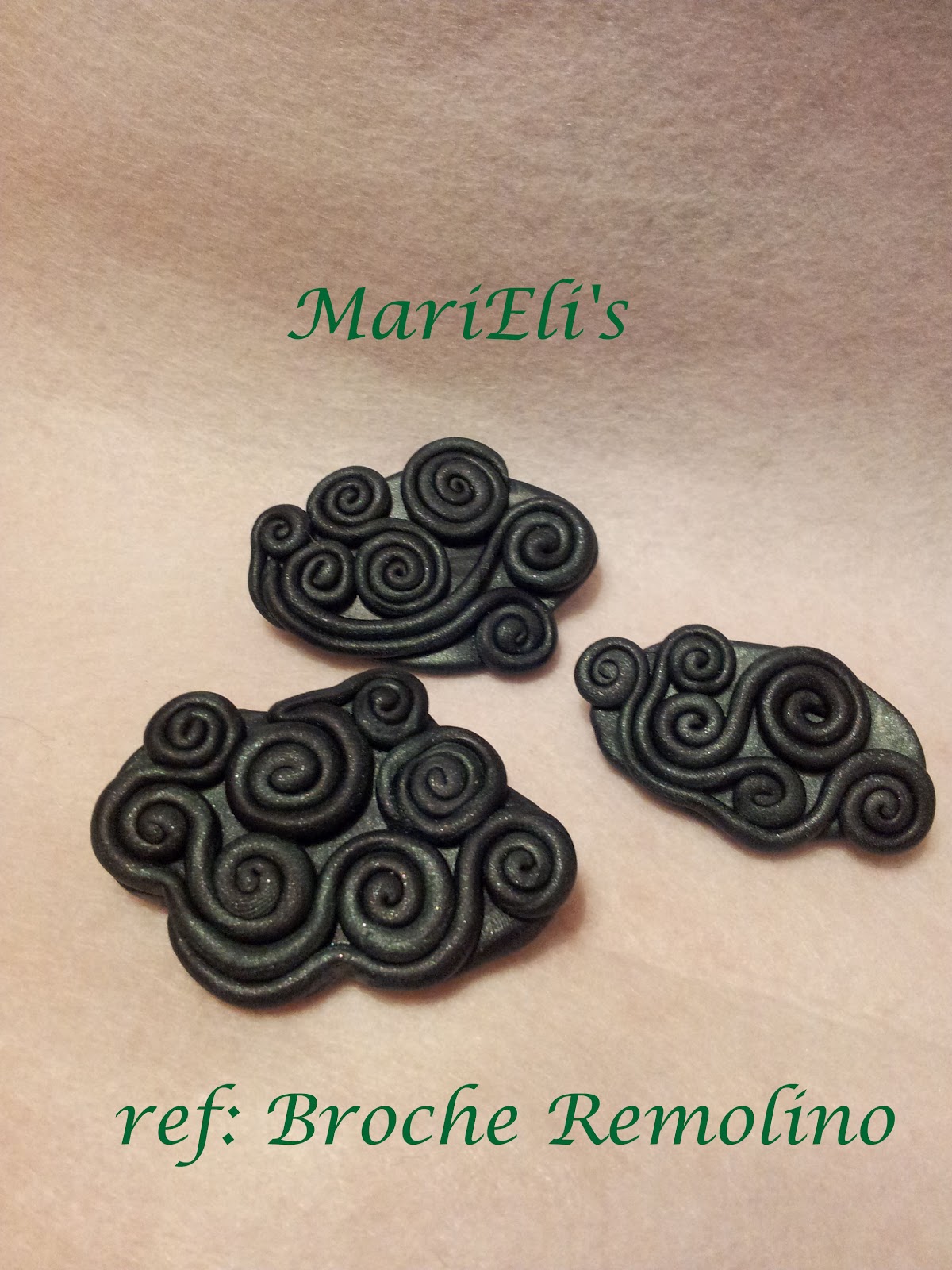 MariEli´s Complementos: Broches Fimo