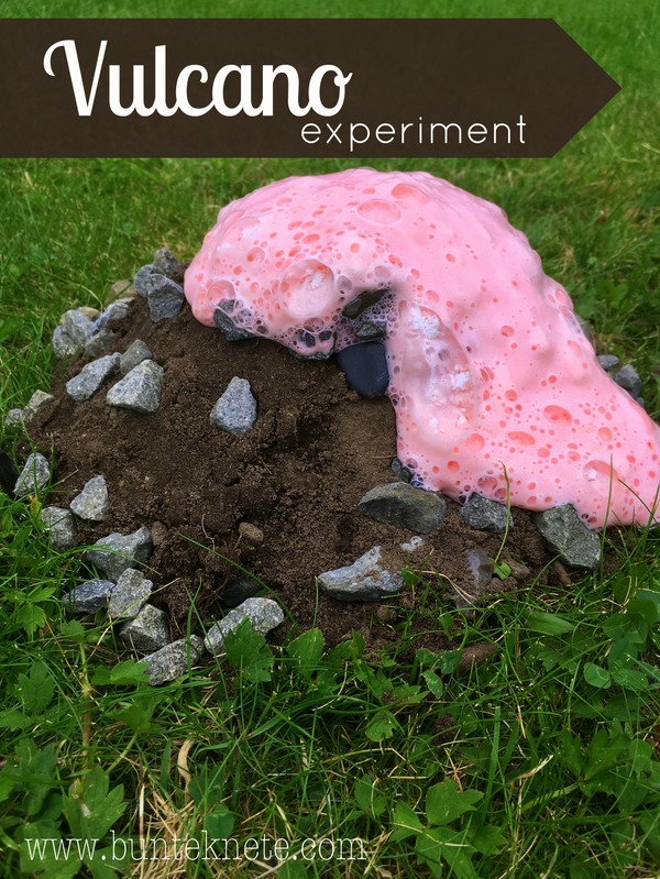 Bunte Knete von Frl. Päng: Das Vulkan Experiment - Coole Experimente ...