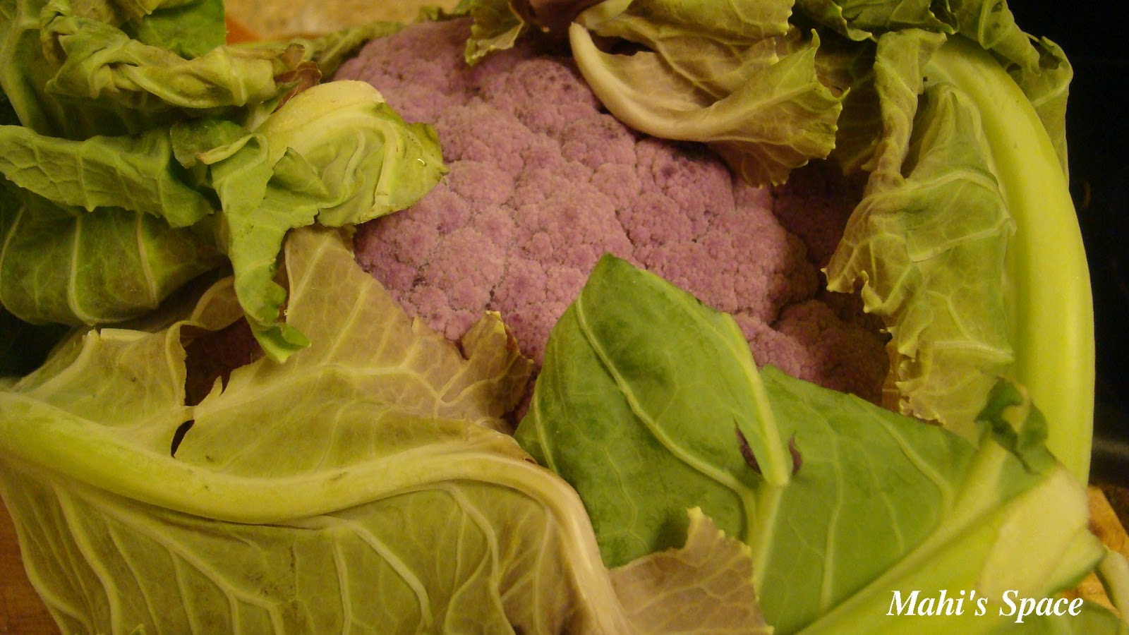 Purple Cauliflower Stir-fry ~ Mahi's Kitchen