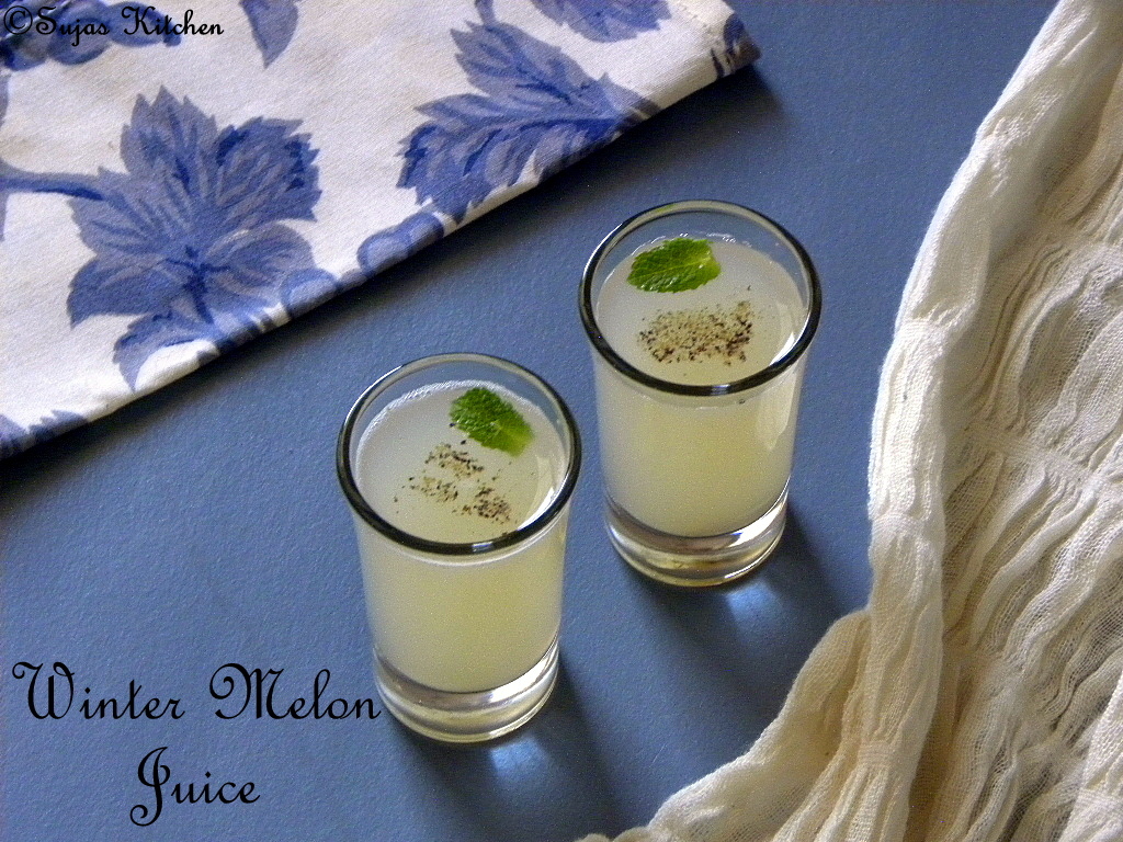 Sujas Kitchen: Poosani kai/Ash gourd/Winter Melon Juice