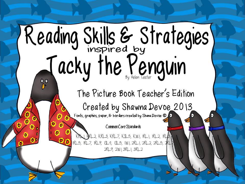 Tacky the Penguin by Helen Lester - Teaching Ideas | The Picture Book ...