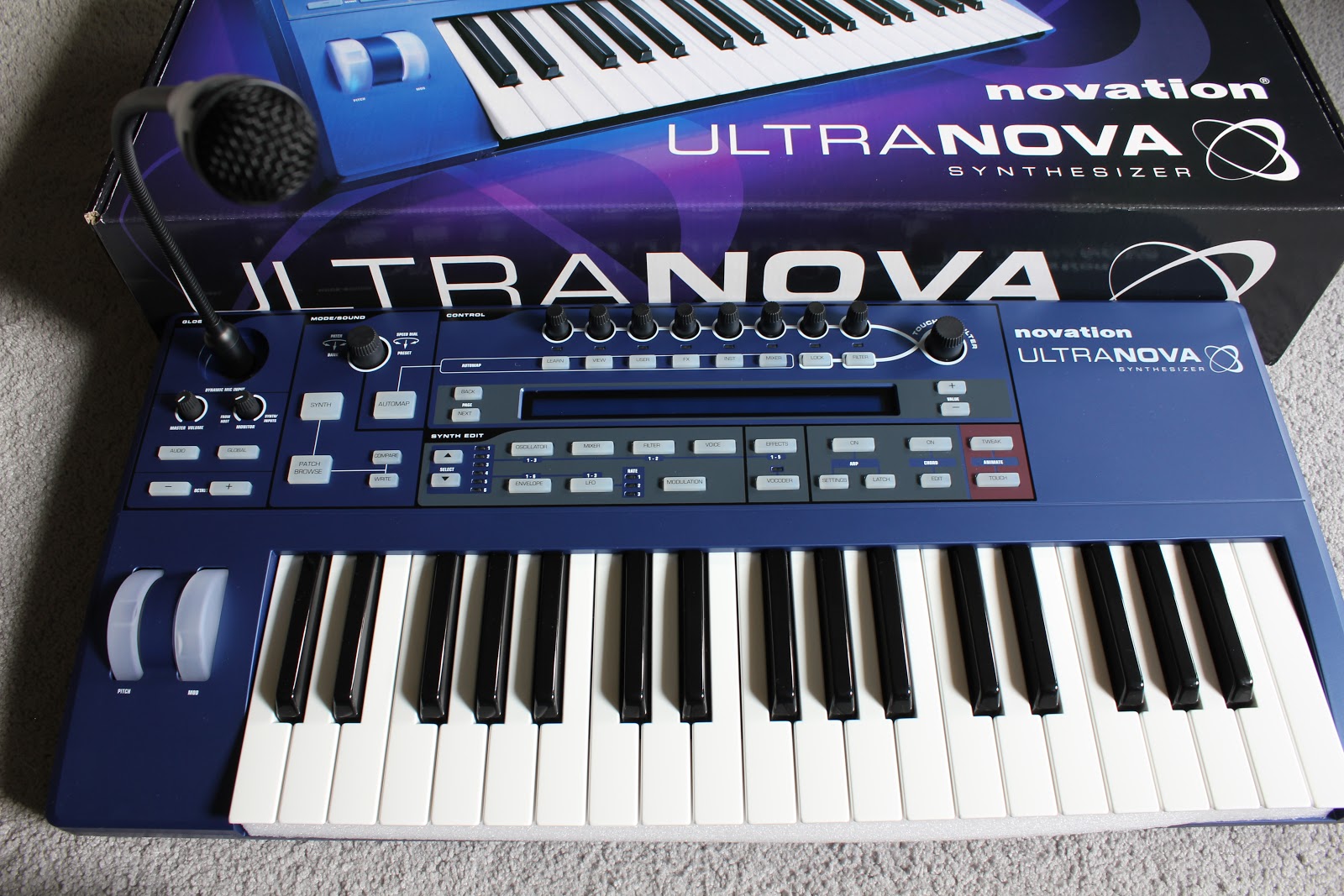 MATRIXSYNTH: Novation UltraNova Unboxing Shots & Upcoming Reviews