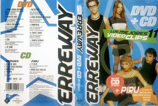 Productos Erreway: DVD + CD Erreway: Los mejores 11 videoclips