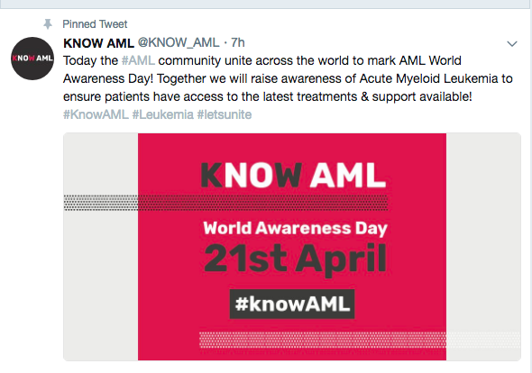 Running for My Life: Fighting cancer one step at a time: AML Awareness ...