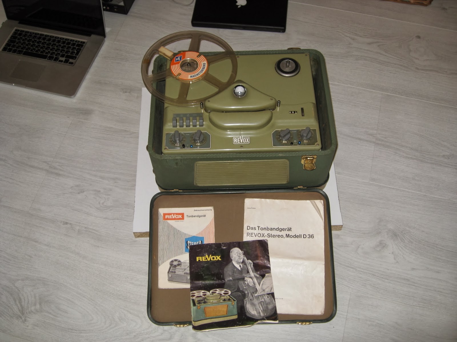 Infrequent Sound [sex.tex] technology: Willi Studer Revox D36 TUBE, 1960