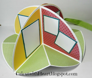 Cricut with Heart: Circle Flip Up Book With Chantilly