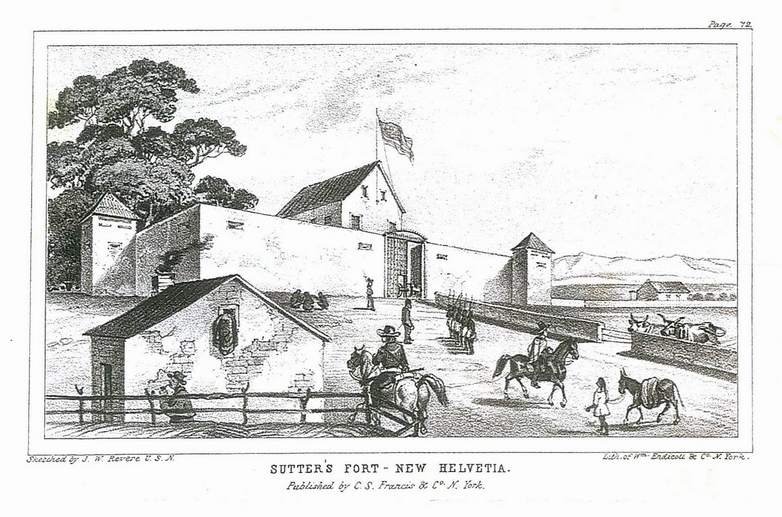 CALIFORNIA / WEST OF THE WEST: NEW HELVETIA (NEW SWITZERLAND) "SUTTER'S ...