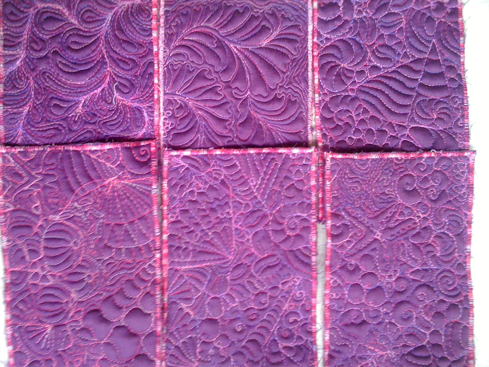 Quilting in Amsterdam: Exercising micro quilting: Postcards out of samplers