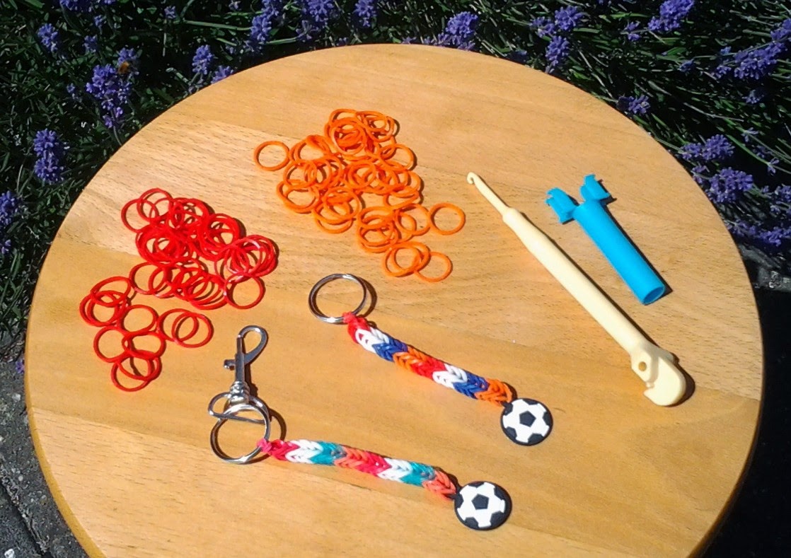 Creatief met Willy: Loom wk sleutelhangers